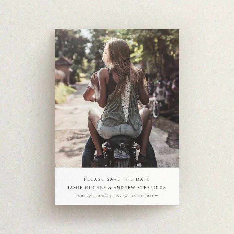 Maddox Street in Wedding Save The Date Cards