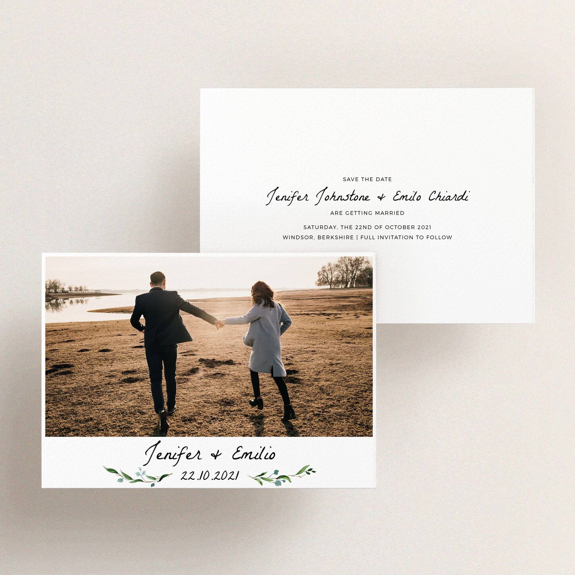 Floral Fix in Wedding Save The Date Cards