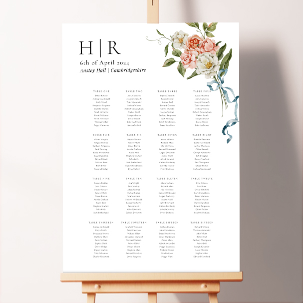 Wedding Table Plans - Utterly Printable