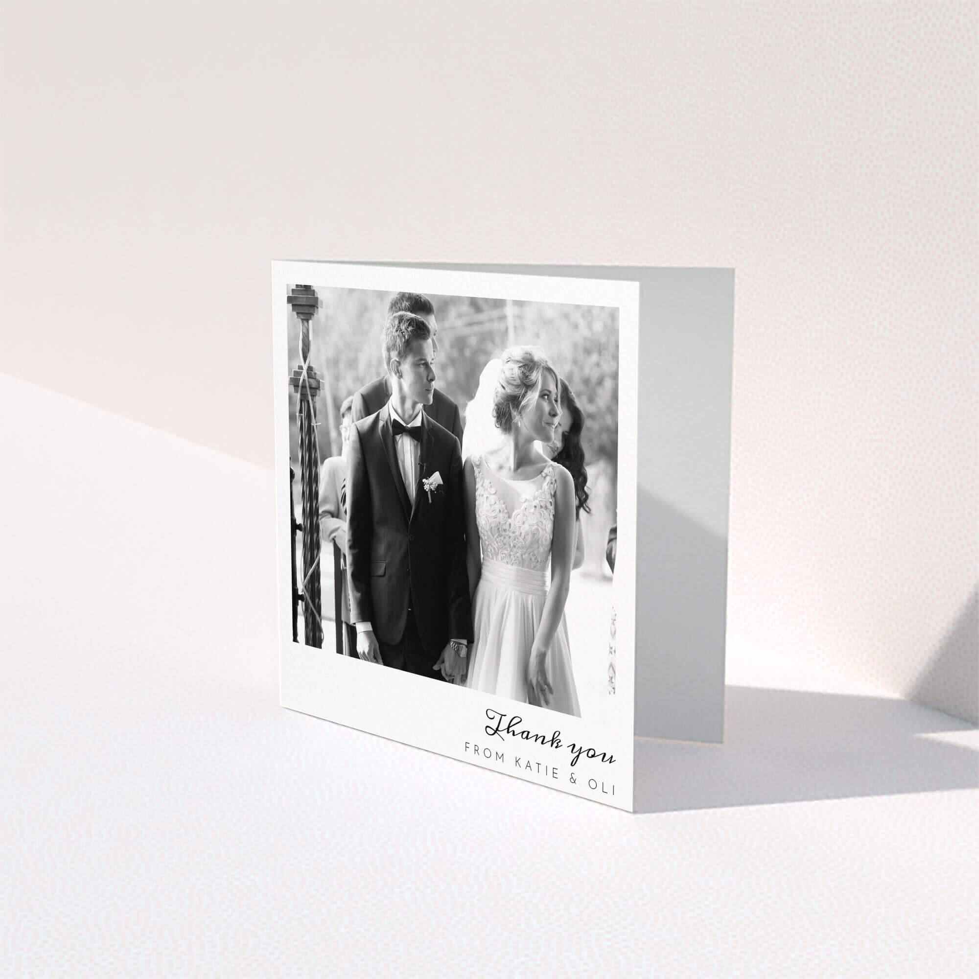 Handwritten script in Wedding Thank You Cards