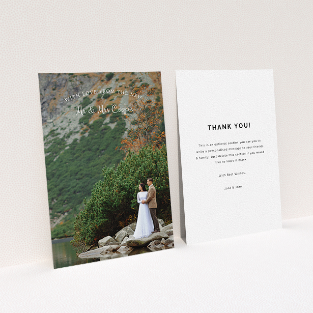 Intro-Thanks-Photo in Wedding Thank You Cards