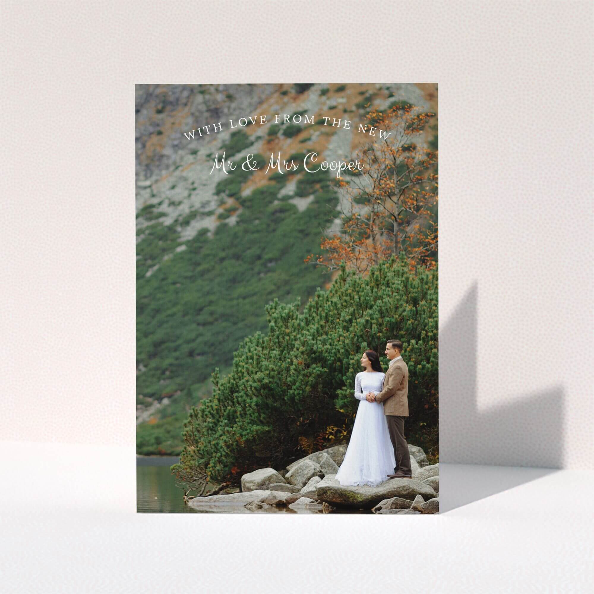Intro-Thanks-Photo in Wedding Thank You Cards