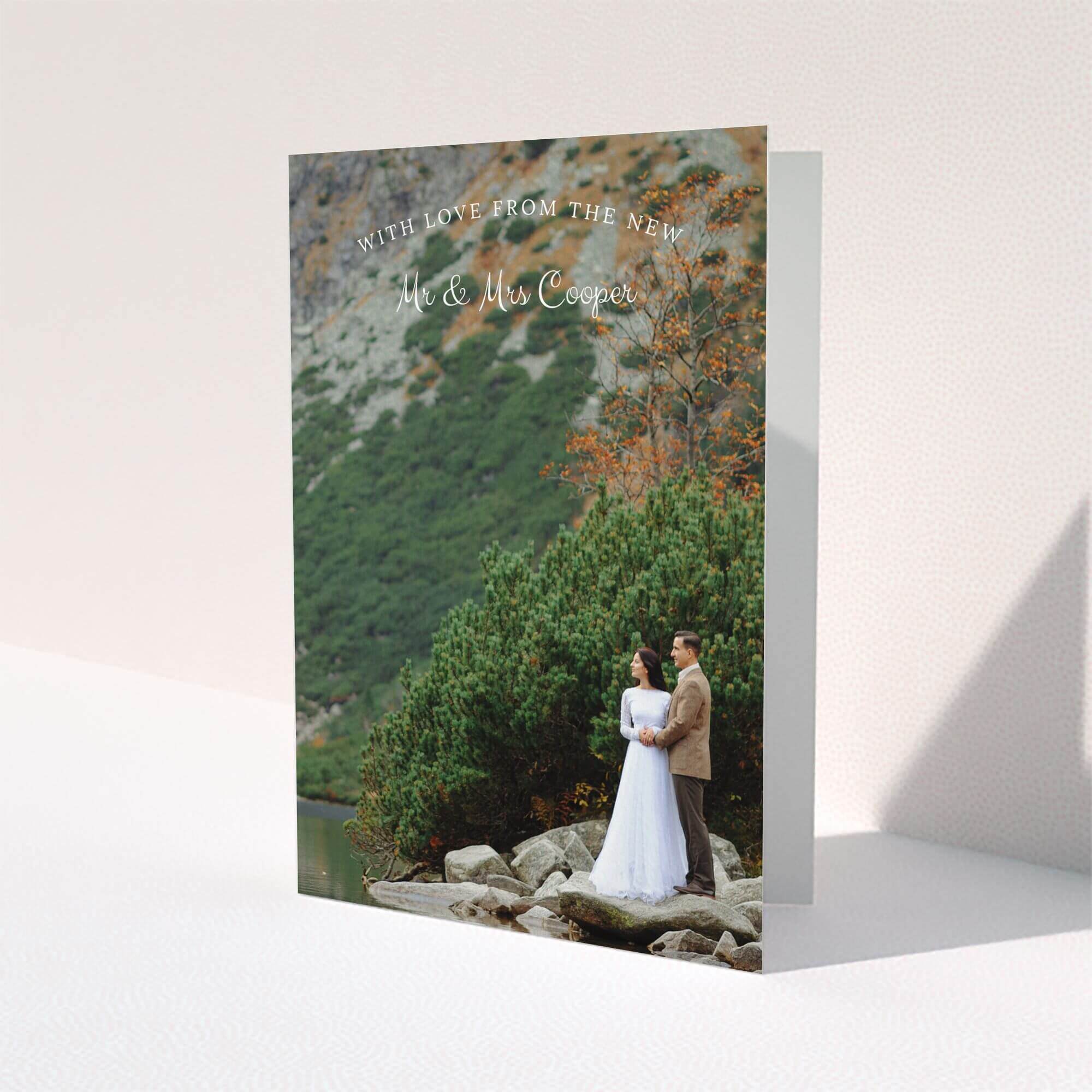 Intro-Thanks-Photo in Wedding Thank You Cards