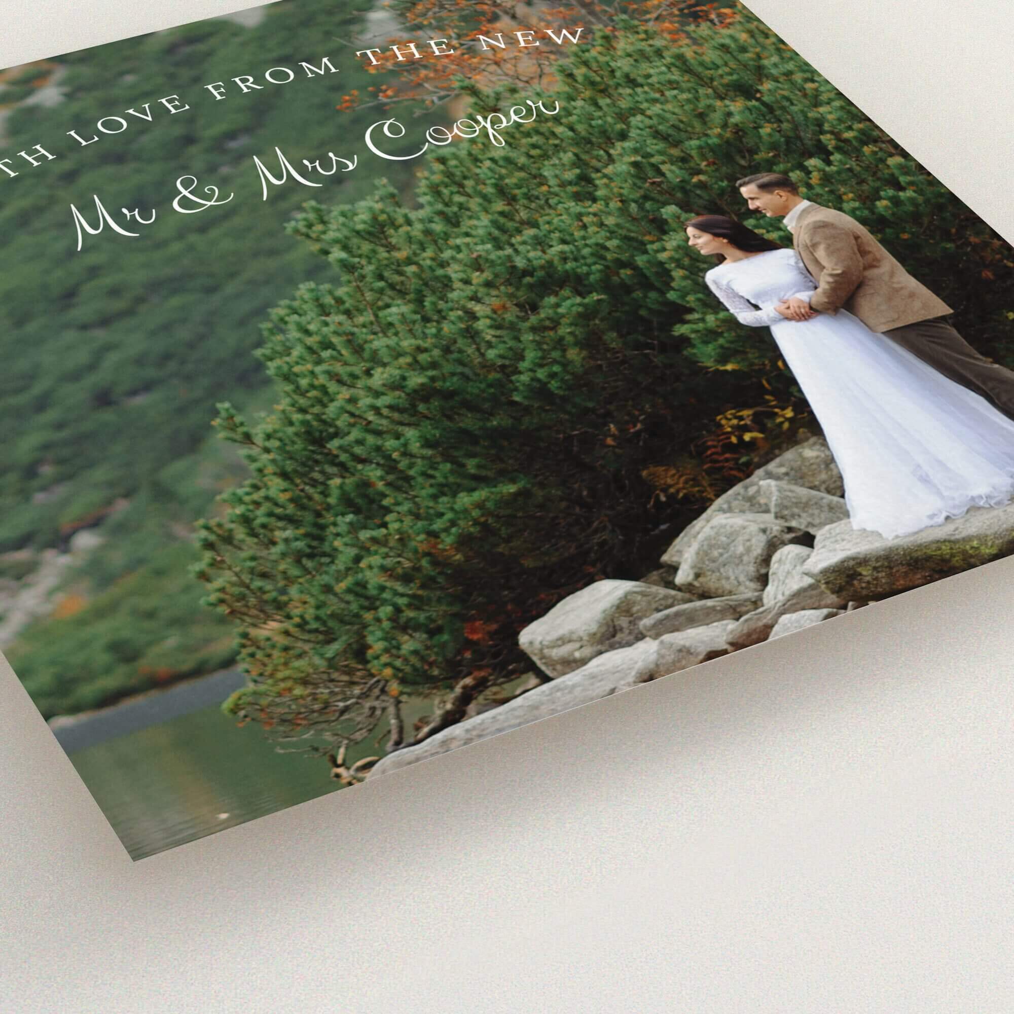 Intro-Thanks-Photo in Wedding Thank You Cards