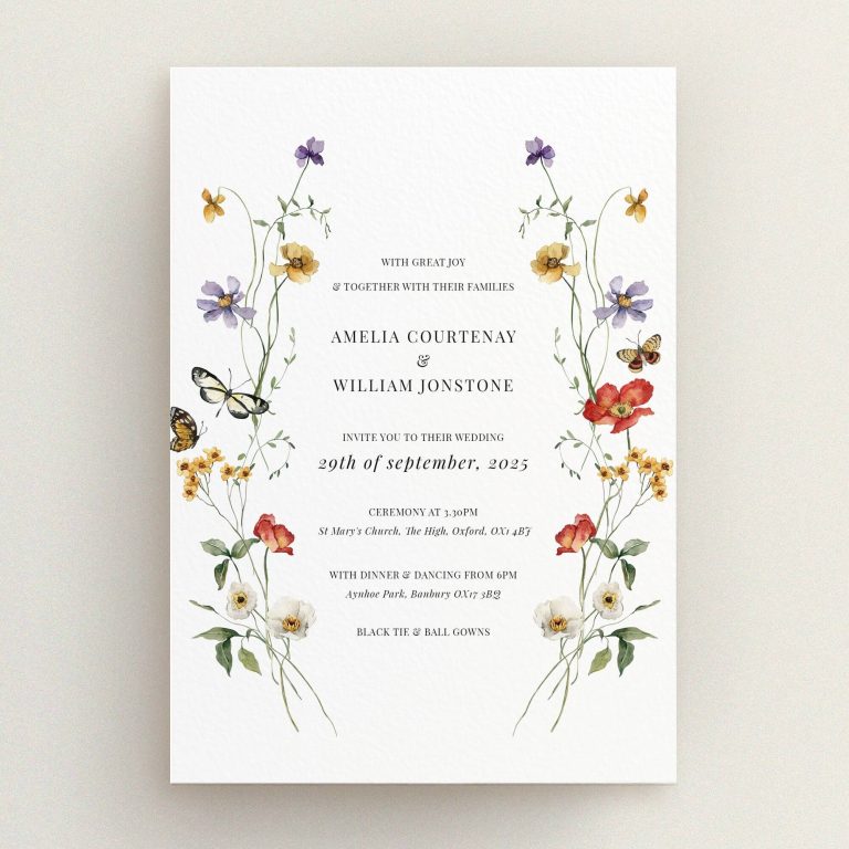 Wedding Invitations – Customise & Print | Utterly Printable